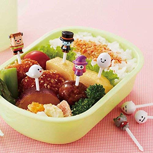 Torune Food Picks Bento Lunch Accessories, Obake Ghost Picks