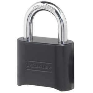 master lock combination lock, set your own combination lock, indoor and outdoor padlock, weatherproof code lock, 178d