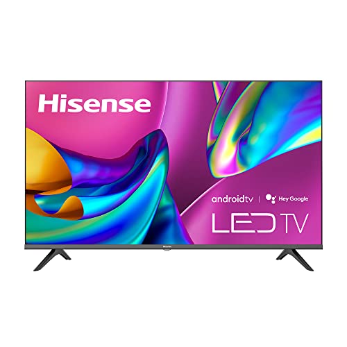 Hisense A4 Series 40-Inch Class FHD Smart Android TV with DTS Virtual X, Game & Sports Modes, Chromecast Built-in, Alexa Compatibility (40A4H, 2022 New Model)