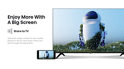 Hisense A4 Series 40-Inch Class FHD Smart Android TV with DTS Virtual X, Game & Sports Modes, Chromecast Built-in, Alexa Compatibility (40A4H, 2022 New Model)