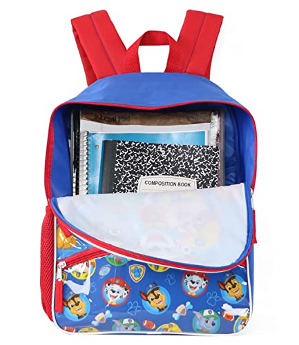 Nickelodeon Boys' Paw Patrol Backpack with Lunch (Light Blue/Red)