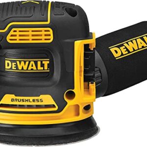 DEWALT 20V MAX Orbital Sander, Tool Only (DCW210B), Yellow