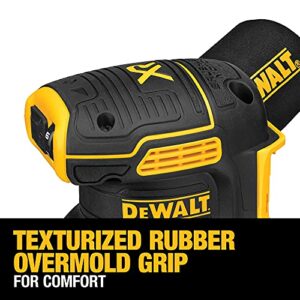 DEWALT 20V MAX Orbital Sander, Tool Only (DCW210B), Yellow