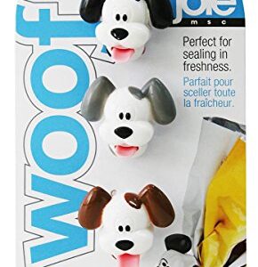 MSC International Silicone Joie Woof Bag Ties, White