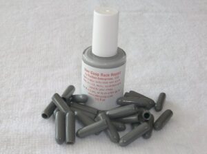 uber goop dark grey dishwasher rack coating & glue w/25 caps