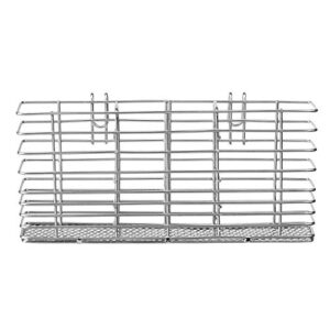 SANNO Stainless Steel Cutlery Utensil Holder Silverware Organizer Rack with Hooks Removable Drying Rack Silverware Holder Utensil Cutlery Basket Kitchen Dish Drainer Dish Drying Rack