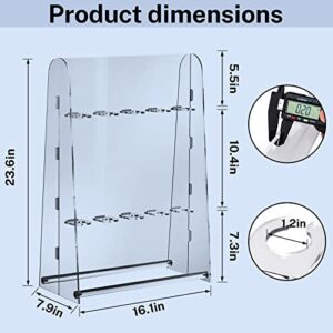 Champagne Wall Holder For Party, Acrylic Champagne Tower Stand, Wine Glass Holder Display, Champagne Stand. Mimosa Tower, Champagne Wall Stand For Party, Prosecco Champagne Holder - 10 GLASSES.