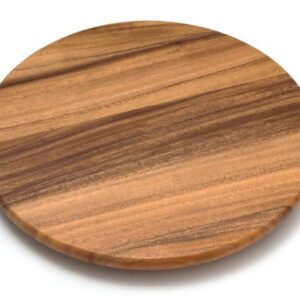 Lipper International Acacia Wood 16" Lazy Susan Kitchen Turntable