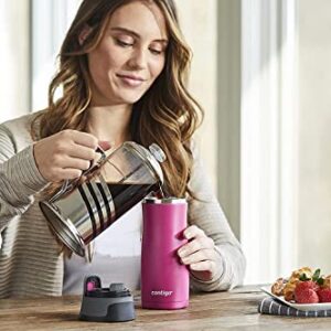 Contigo AUTOSEAL West Loop Vacuum-Insulated Stainless Steel Travel Mug, 16 oz, Dragonfruit