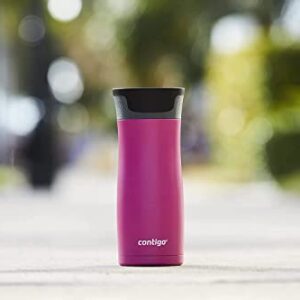 Contigo AUTOSEAL West Loop Vacuum-Insulated Stainless Steel Travel Mug, 16 oz, Dragonfruit