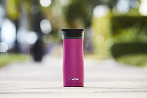 Contigo AUTOSEAL West Loop Vacuum-Insulated Stainless Steel Travel Mug, 16 oz, Dragonfruit