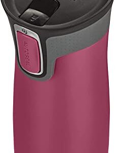 Contigo AUTOSEAL West Loop Vacuum-Insulated Stainless Steel Travel Mug, 16 oz, Dragonfruit