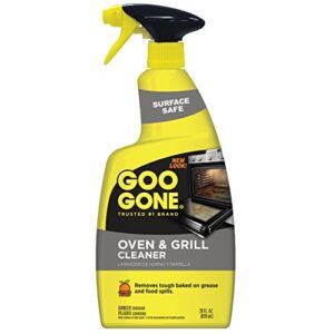 goo gone oven and grill cleaner – 28 ounce – removes tough baked on grease and food spills surface safe