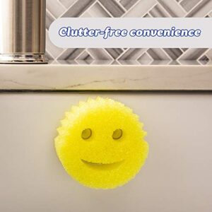 Scrub Daddy Sponge Holder - Daddy Caddy - Suction Sponge Holder for Smiley Face Sponge , Non-Slip Suction Cups, Sink Organizer for Kitchen and Bathroom, Self Draining, Dishwasher Safe - 1ct