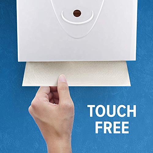 Paper Towels Dispenser Wall Mount - for Office Bathroom Kitchen & Restaurant Disposable Hand Towels Wall Hanging, Holds 500 Multi fold Paper by Scuddles, White