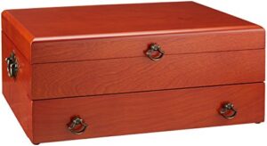 reed and barton 44c bristol cherry finish flatware chest