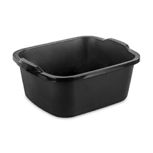 18 quart sterilite black dishpan