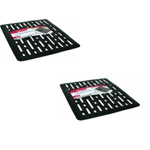 rubbermaid/rowekamp 1g1706bla sink mat sm black (2-pack)