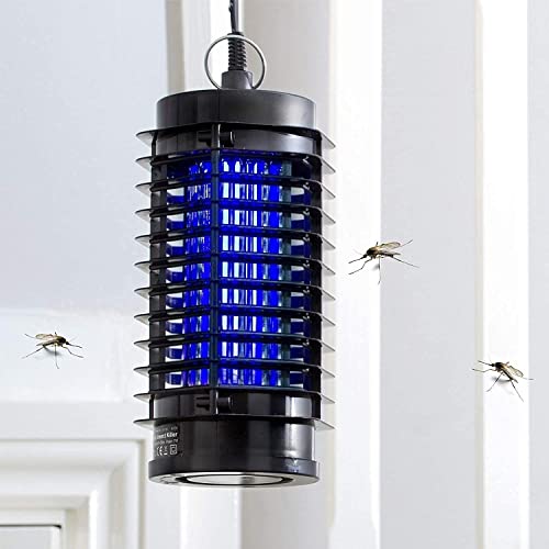 Bug Zapper, Electric Fly Swatter, Mosquito Zapper Outdoor/Indoor, 4200V 20W Waterproof Fly Zapper Mosquito Trap, Mosquito Killer for Home, Patio, Back (Black)