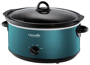 crockpot scv700-kt deisgn to shine 7qt slow cooker, turquoise