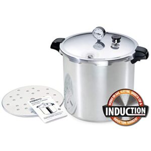 Presto 01784 23-Quart Induction Compatible Pressure Canner, Silver