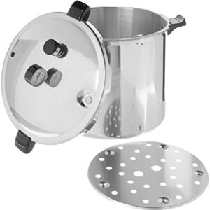 Presto 01784 23-Quart Induction Compatible Pressure Canner, Silver