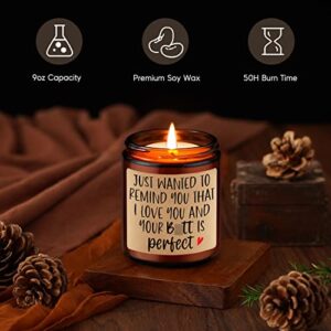 GSPY Scented Candles - Romantic Gifts, Valentines Gifts, I Love You Gifts for Her, Him, Women - Funny Anniversary, Birthday, Valentines Day Gifts for Wife, Husband, Girlfriend, Best Boyfriend, Fiance