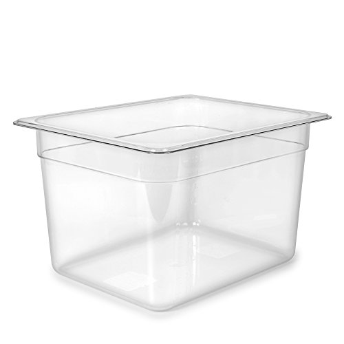 EVERIE Sous Vide Container 12 Quart EVC-12 with Collapsible Hinged Lid Compatible with Anova Nano or AN500-US00, Also Fits Instant Pot