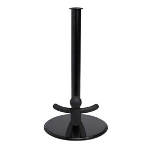 Umbra Buddy Paper Towel Holder Stand for Kitchen Countertop, Unique Dispenser, 7.16 Inch L x 7.16 Inch W x 13.25 Inch H, Black