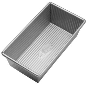 usa pan nonstick standard bread loaf pan, 1 pound, aluminized steel