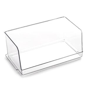 bino | stackable plastic storage bins, large | the myriad collection | multipurpose bins | pantry organizers and storage | home organization containers | clear plastic fridge bin | freezer organizer