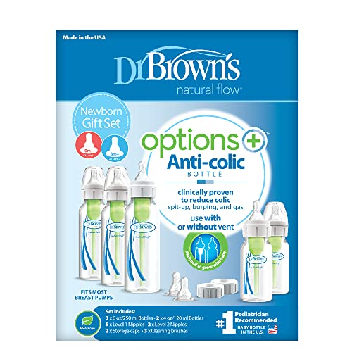 Dr. Brown's Options Narrow Feeding Set, Clear - Packaging may vary