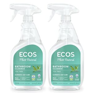 ecos® bathroom/shower cleaner with tea tree oil, 22oz bottle by earth friendly products ),22 fl oz (pack of 2)