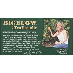 Bigelow Green Tea with Lemon, Caffeinated, 20 Count (Pack of 6), 120 Total Tea Bags