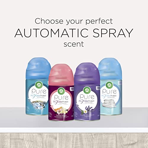 Air Wick Automatic Air Freshener Spray Refill, 2ct, Lavender & Chamomile, Odor Neutralization, Essential Oils