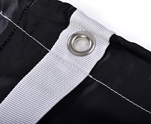 Shoulder Strap Laundry Bag - Drawstring Locking Closure, Durable Nylon Material, Large Capacity, Heavy Duty Stitching, Hands Free Carrying, Perfect for Laundromat or College Dorm. (Black | 30" x 40")