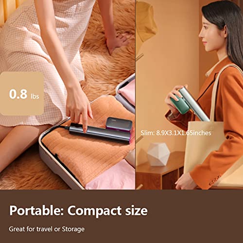 Nesugar Steamer for Clothes Steamer, Fashion Portable Handheld Garment Steamer, 0.8lbs Lightly, 15s Fast Heat-up, 10 Minutes of Continuous Steam, Light Mini Steam Iron for travel and home