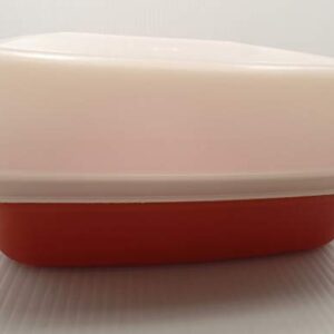 Vintage Tupperware Season Serve Marinade Keeper Container ~ Paprika