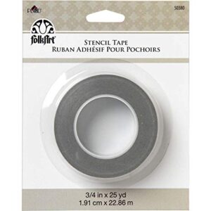 folkart stencil tape, 3/4″x25yds, gray