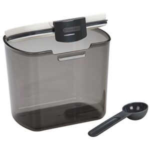 progressive international pks-600 1.5-quart plastic coffee prokeeper storage container with scoop, tinted