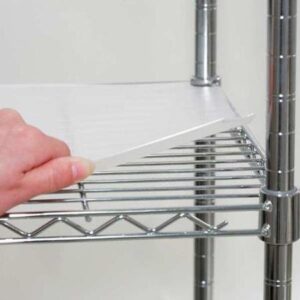 5grg2 shelf liner, 60 x 24 in., clear, pk4