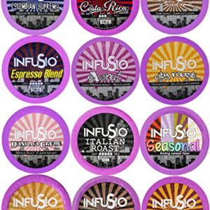 96 Count Variety (12 Amazing Blends), Single serve Coffee Pods for Keurig K Cup Brewers - Premium Roasted Coffee (Variety, 96 Compatible with 2.0)...