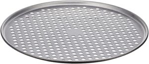 cuisinart chef’s classic nonstick bakeware 14-inch pizza pan, silver