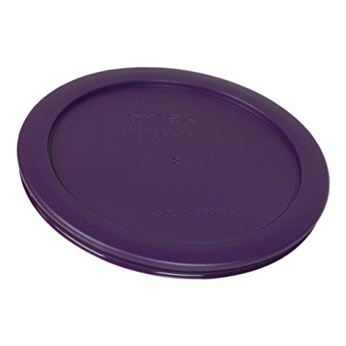 Pyrex Bundle - 6 Items: (2) 7402-PC Blue Lids, (2) 7201-PC Purple Lids, (2) 7200-PC Lawn Green Lids