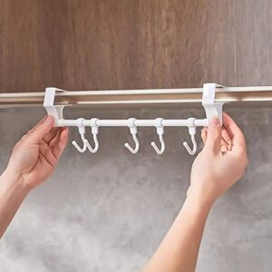 Tinkeep Utensils Hanging Hooks Over The Cabinet Door Organizer Holder Utensil Racks Under Cabinet,Cabinet Hook Towel Bar Kitchen Cabinet Towel Rack