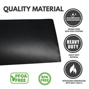 Cooks Innovations Non-Stick Oven Protector Mat - Heavy Duty Nonstick Oven Rack Liners to Protect Convection, Electric, Gas, & Microwave Ovens - BPA & PFOA Free Heat Resistant Baking Mat