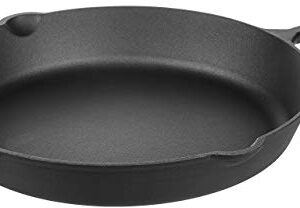 Amazon Basics Pre-Seasoned Cast Iron Skillet, 15-Inch