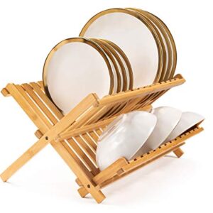 Bellemain Folding Bamboo Dish Drying Rack