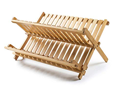 Bellemain Folding Bamboo Dish Drying Rack