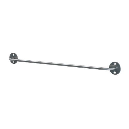 Ikea 500.726.45 Bygel Rail, silver color, 55 cm and 21 3/4 inches